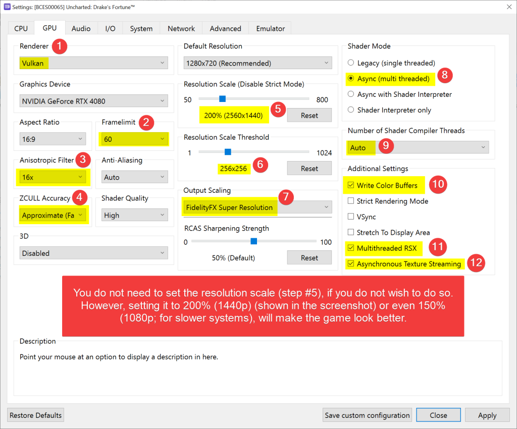 RPCS3 Settings Guide for Uncharted: Drake’s Fortune | The Lagoon Tech